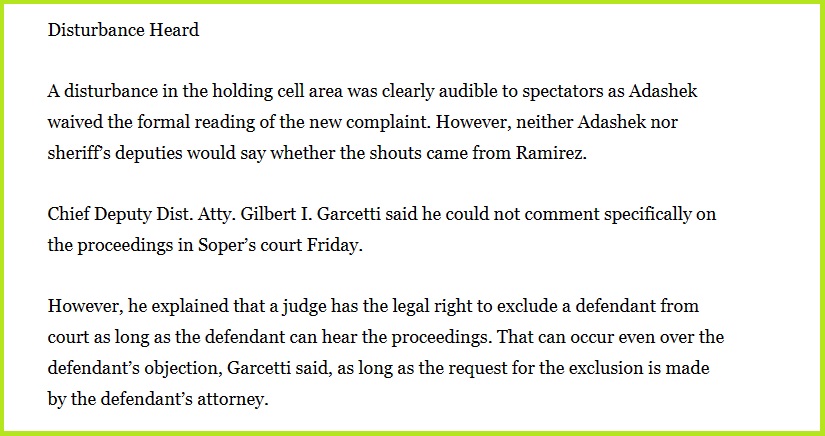 First Touch – The Vicary Report, September 1985 – Expendable For A Cause.