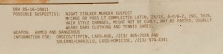 “Murder Clothes” – The Myth of the Night Stalker’s Appearance ...